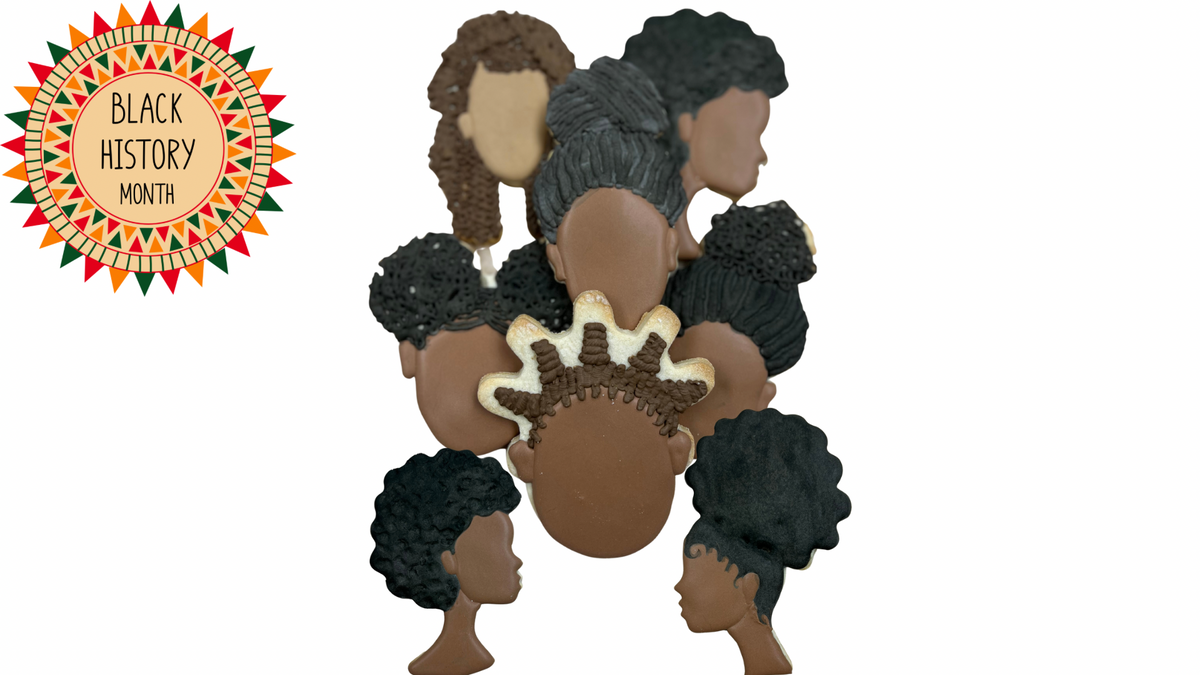 Black History Cookies – Glassy Brown Cookies
